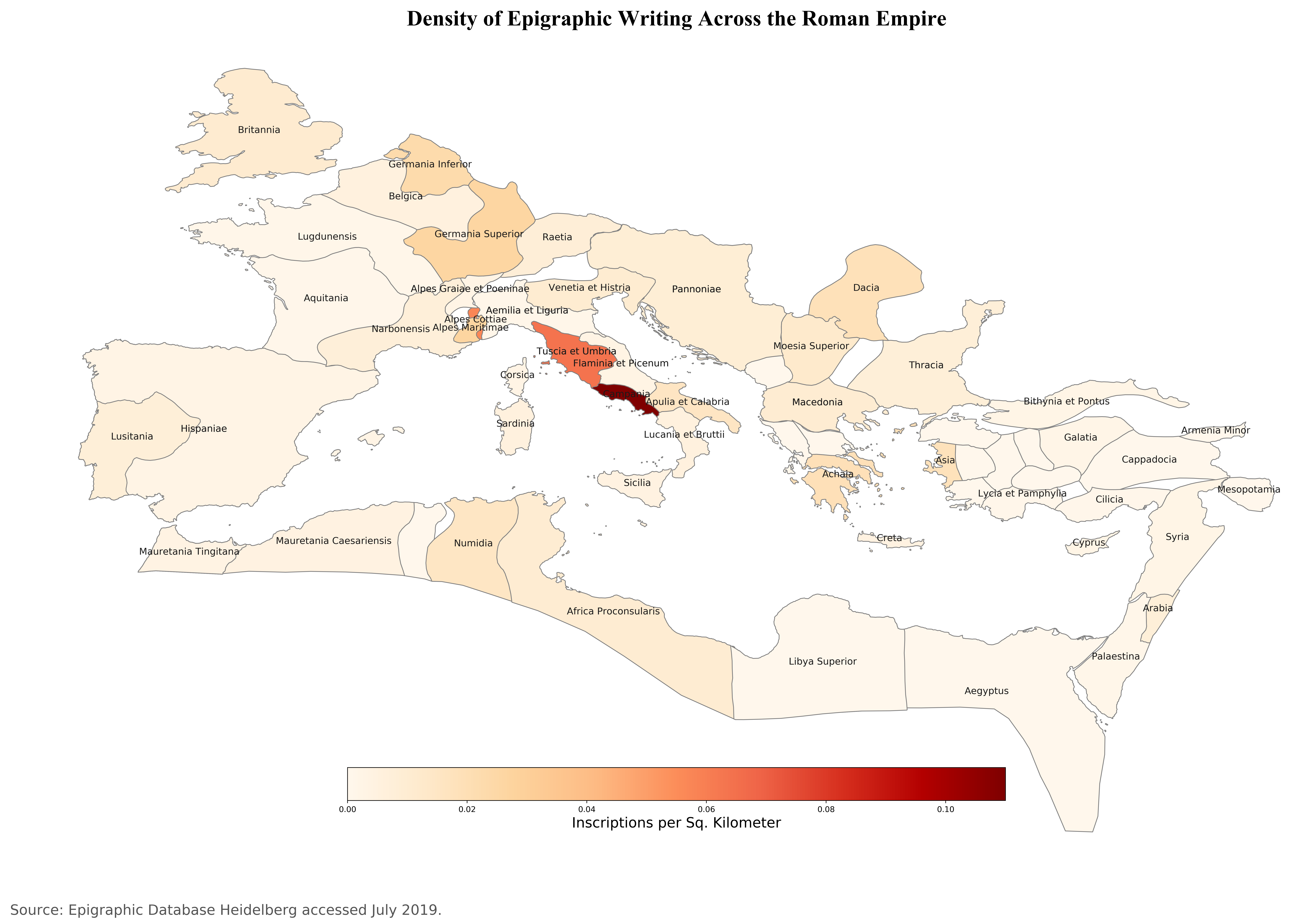 The Geography and Evolution of Roman Public Writing | Colin Williams